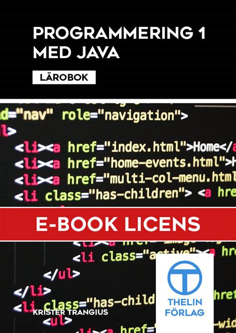 Skolportalen Programmering 1 Med Java Lärobok Ebook Elevlicens FÖr