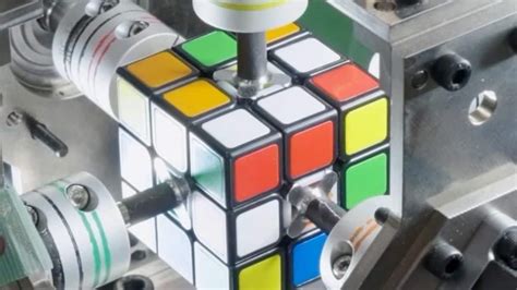 Blink And Youll Miss It Robot Solves Rubiks Cube In Less Than A