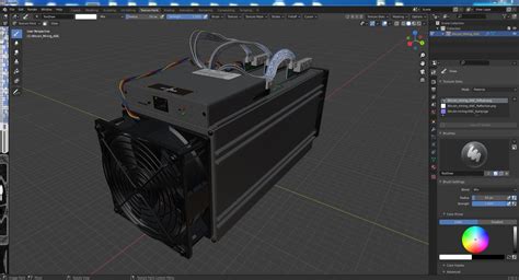 Bitcoin Mining ASIC D Model Ds Blend C D Fbx Max Ma Lxo Obj Free D