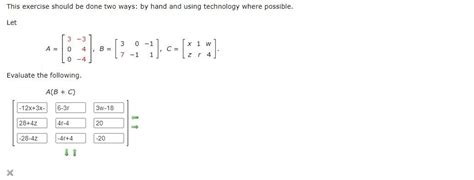 Solved This Exercise Should Be Done Two Ways By Hand And Chegg Com