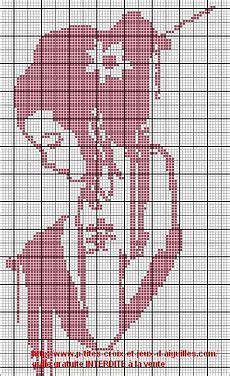 Схемы, вышивка монохром. | Cross stitch silhouette, Diy cross stitch ...