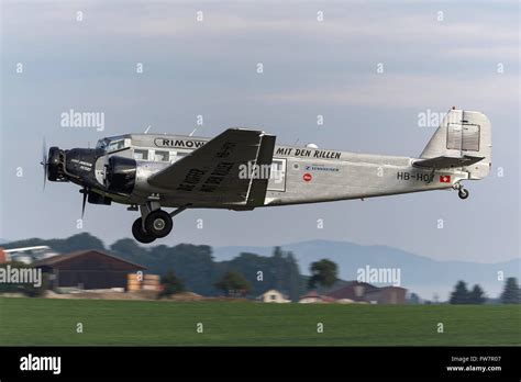 German Transport Aircraft Junkers Ju 52 High Resolution Stock ...