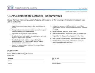 CCNA Exploration Network Fundamentals PPT