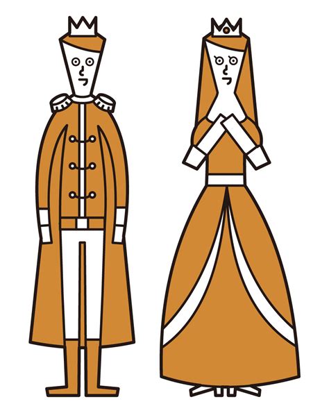 왕자와 공주의 그림 무료 일러스트 소재집 Kukukeke