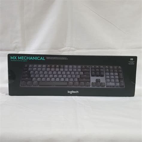 Logitech MX Mechanical Wireless Illuminated Performance Keyboard Tactile Quiet Switches