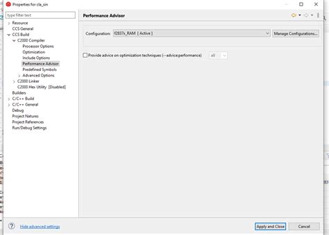 CCS TMS320F28379D Error Occurs When Executing CLA MATH Sin Example