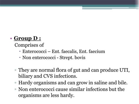 Streptococcus Species Pptx