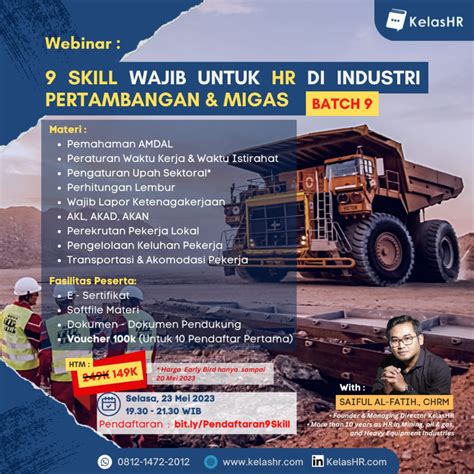 9 Skill Wajib Untuk Hr Di Industri Pertambangan And Migas Kelashr