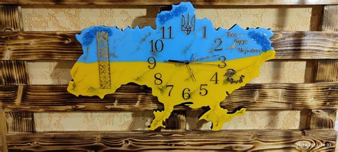 Годинники настінний у формі карти України Часы карта Украины Патріот 5 000 грн Прочие