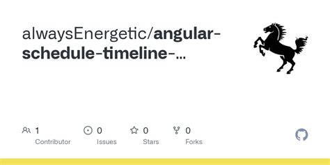 Github Alwaysenergeticangular Schedule Timeline Calendar