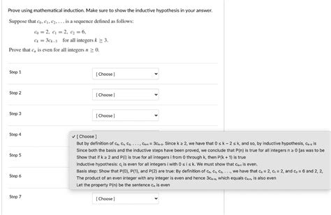Solved Prove Using Mathematical Induction Make Sure To Show