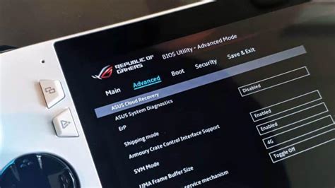 How To Factory Reset ASUS ROG Ally In BIOS Silent PC Review