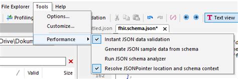 Json Editor And Validator For Large Schemas