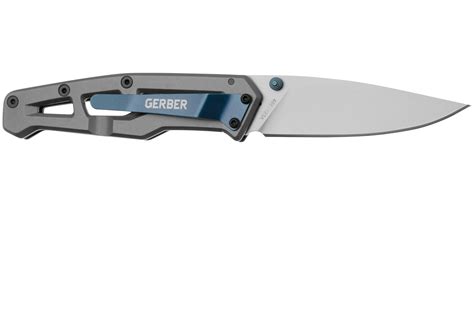 Gerber Paralite 31 1069417 Blue And Silver Pocket Knife