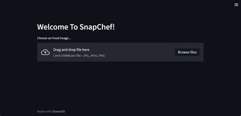 Github Tabrez 96snapchef Capture Cook Create Recipe Generation From Food Images Turns