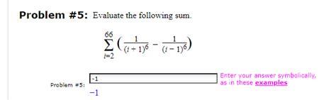 Solved Problem 5 Evaluate The Following Chegg Com