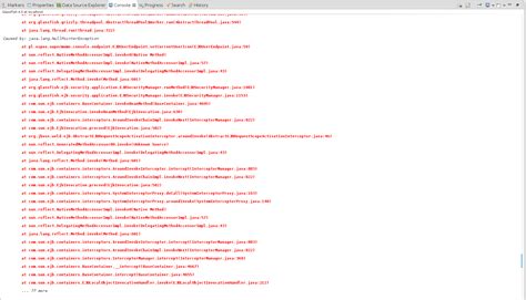 Glassfish Server Stack Traces Not Clickable In Eclipse Wtp Stack Overflow