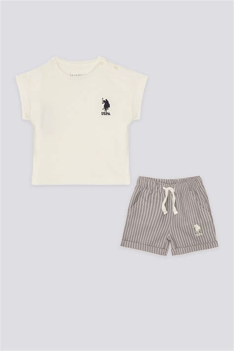 U.S. Polo Assn. U.s. Polo Assn Polo Assn Krem Bebek Tshirt Takım Fiyatı ...