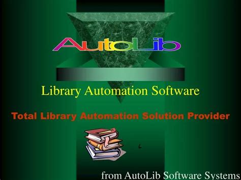 Ppt Library Automation Software Powerpoint Presentation Free Download Id41174