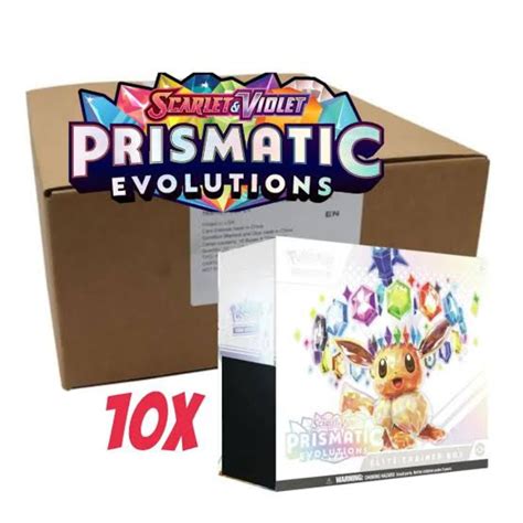 Prismatic Evolutions Etb Sealed Case 10 Boxes Pre Order