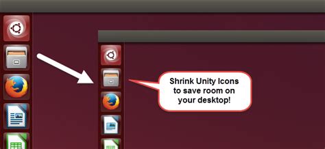 how to resize the unity launcher icons in ubuntu 14 04