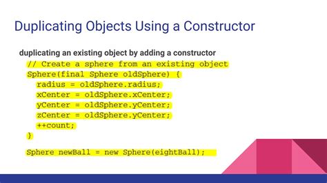 Java Defining Classes Ppt