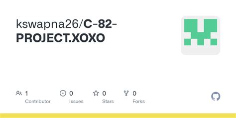 Github Kswapna26c 82 Projectxoxo