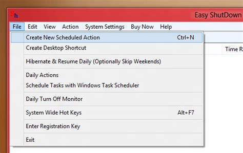 Windows 8 Shutdown Software