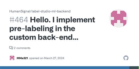 Hello I Implement Pre Labeling In The Custom Back End Model If The
