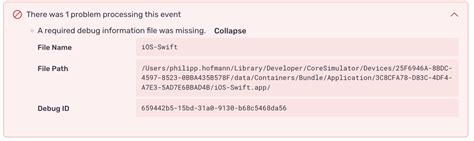 Sentry Complains Missing Debug Info For Events From Debug Builds