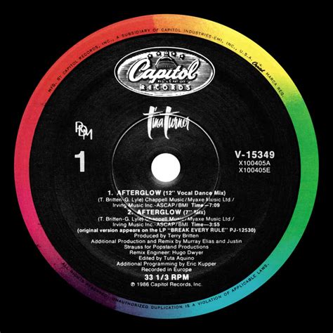 Afterglow Tina Turner