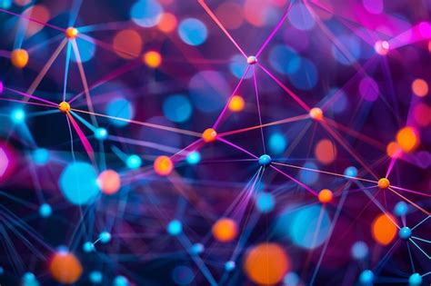 Premium Photo Colorful Data Tangle