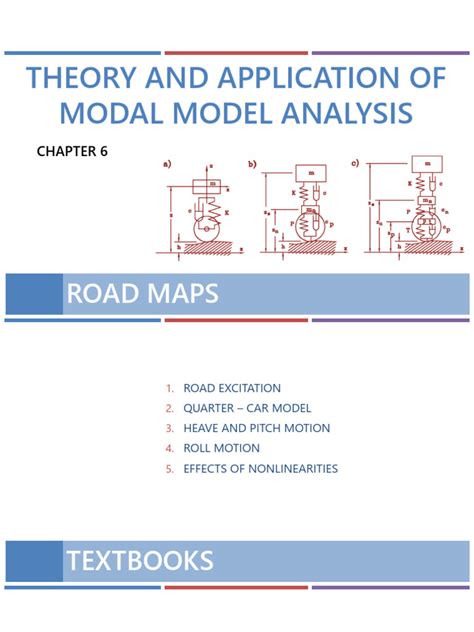 Chapter6 Theory And Application Of Modal Model Analysis Pdf Damping Motion Physics