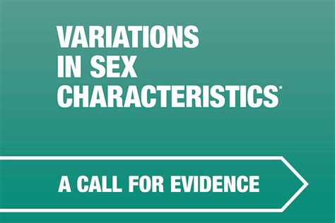 Government Calls For Evidence On People Who Have Variations In Sex Characteristics GOV UK