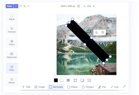 Rotating Rectangle Copydelete Menu Positioning Issue · Issue 336 · Scaleflexfilerobot