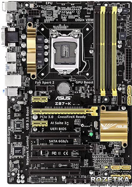 Материнская плата Asus Z87-K (s1150, Intel Z87, 1 x PCI-Ex16) – фото ...