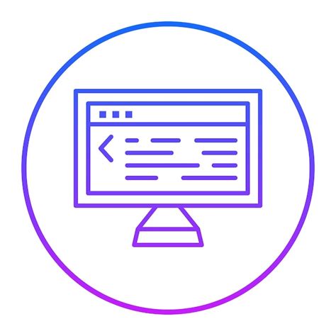 Premium Vector Code Terminal Vector Illustration