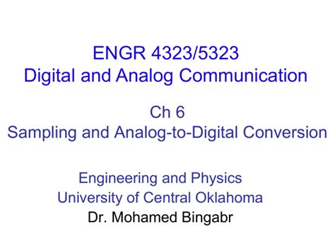 Continuous Time Signal Analysis The Fourier Transform