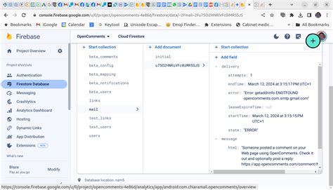 Getting An Error Getaddrinfo Enotfound When Trying To Send An Email