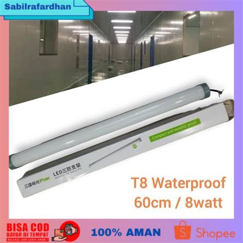 Jual Cod Promo Elektronik Lampu Alat Penerangan Lampu Led T Kap Tl Waterproof W Shopee