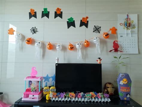 [할로윈파티] 할로윈 분위기로 집꾸미기 And 소품만들기 네이버 블로그