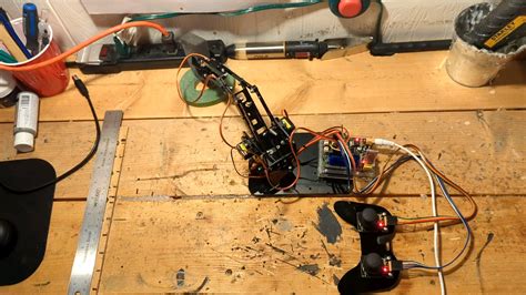 first attempt at arduino robot arm code project it works lol r arduino