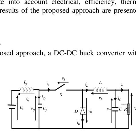 Dc Dc Buck Converter With An Emc Input Filter Download Scientific Diagram