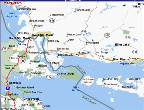 Sault Ste Marie Map