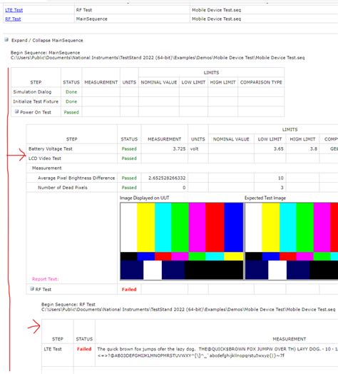 How To Disable The Indentation Of Subsequence In Teststand Report Ni
