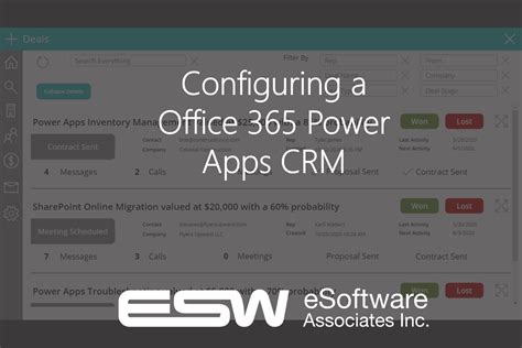Configure An Office 365 Power Apps Crm Esoftware Associates Inc