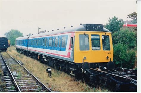 Rail Photo Dmu Class 117 L411 51346 51388 Parked Sheringham 2 9 95 £1