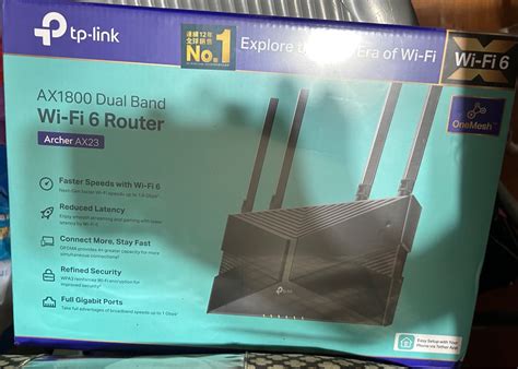 Tp Link Archer Ax23 Wifi6 Router 電腦＆科技 電腦周邊及配件 Wifi及上網相關產品 Carousell