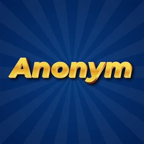 Premium Photo Anonym Text Effect Gold  Attractive Background Card