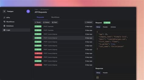 Fastgen Yc W23 On Linkedin Fastgen Logging Api Workflowactivity Performancemonitoring